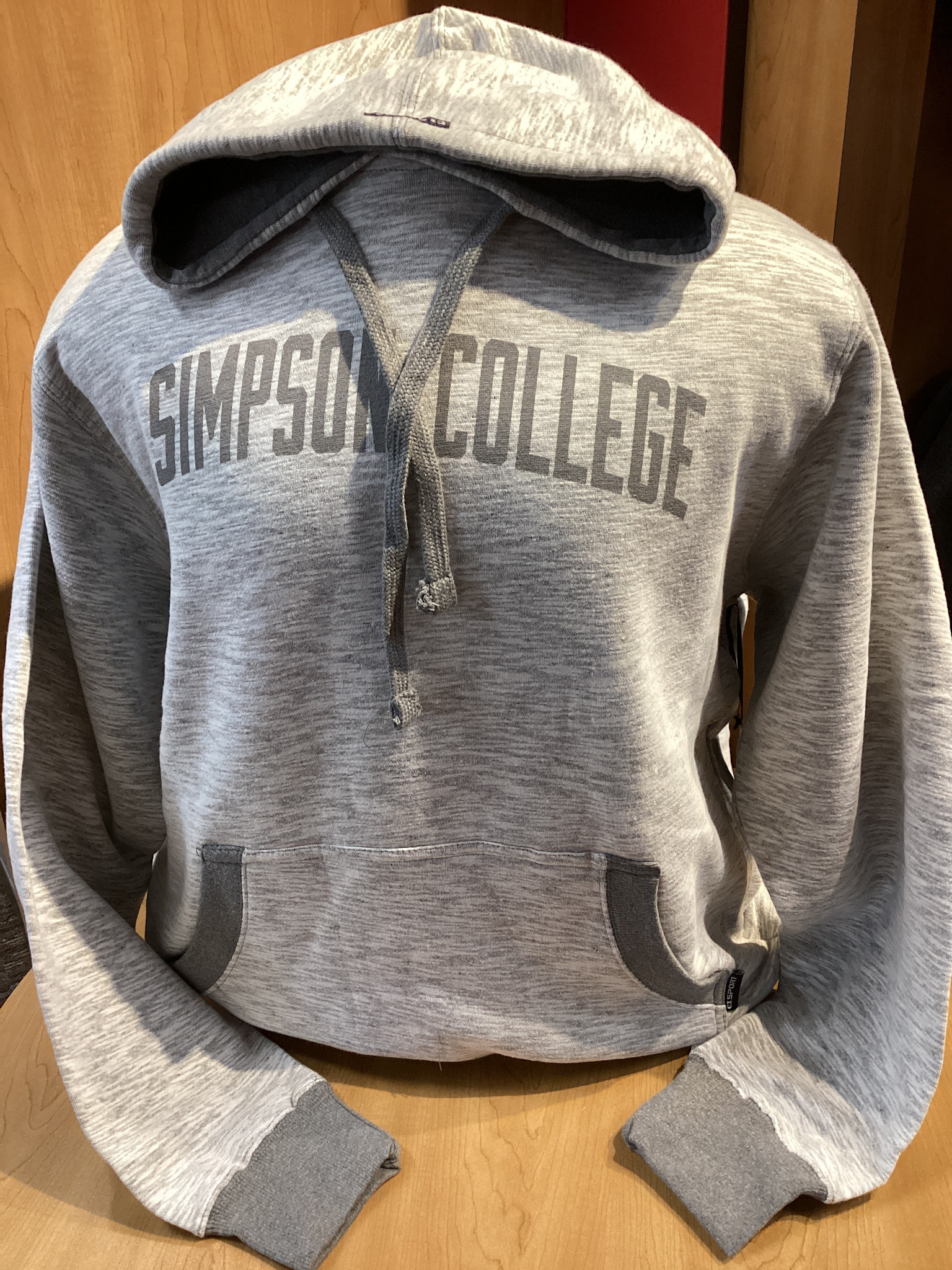 CI Sport Hoodie - Speckled Grey - Simpson College Spirit Shop