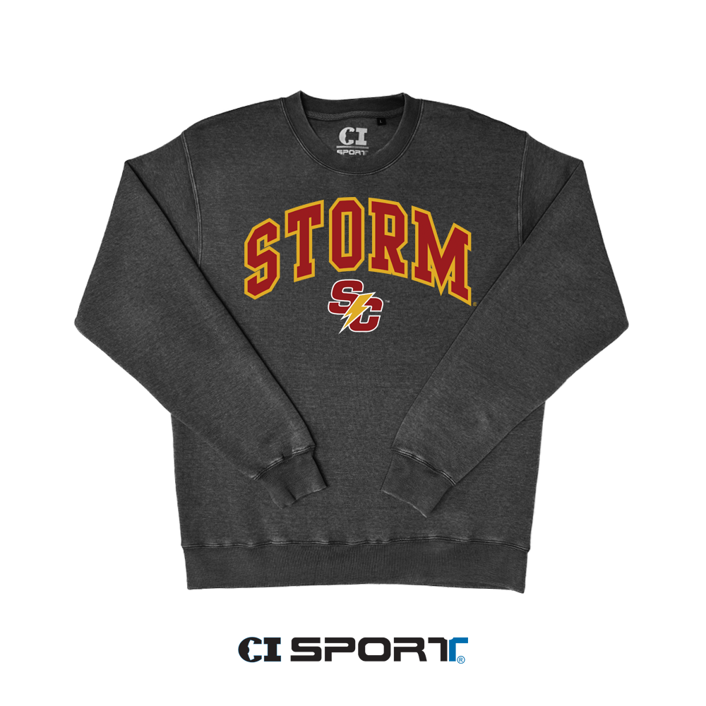 CI Sport Storm Duo Crew - Weathered Black - Simpson College Spirit Shop