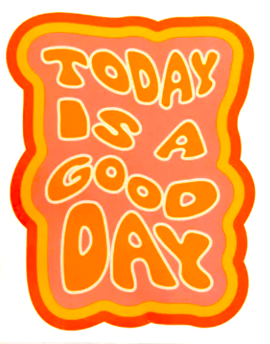 Sticker Cabana Today is a Good Day Sticker - Simpson College Spirit Shop