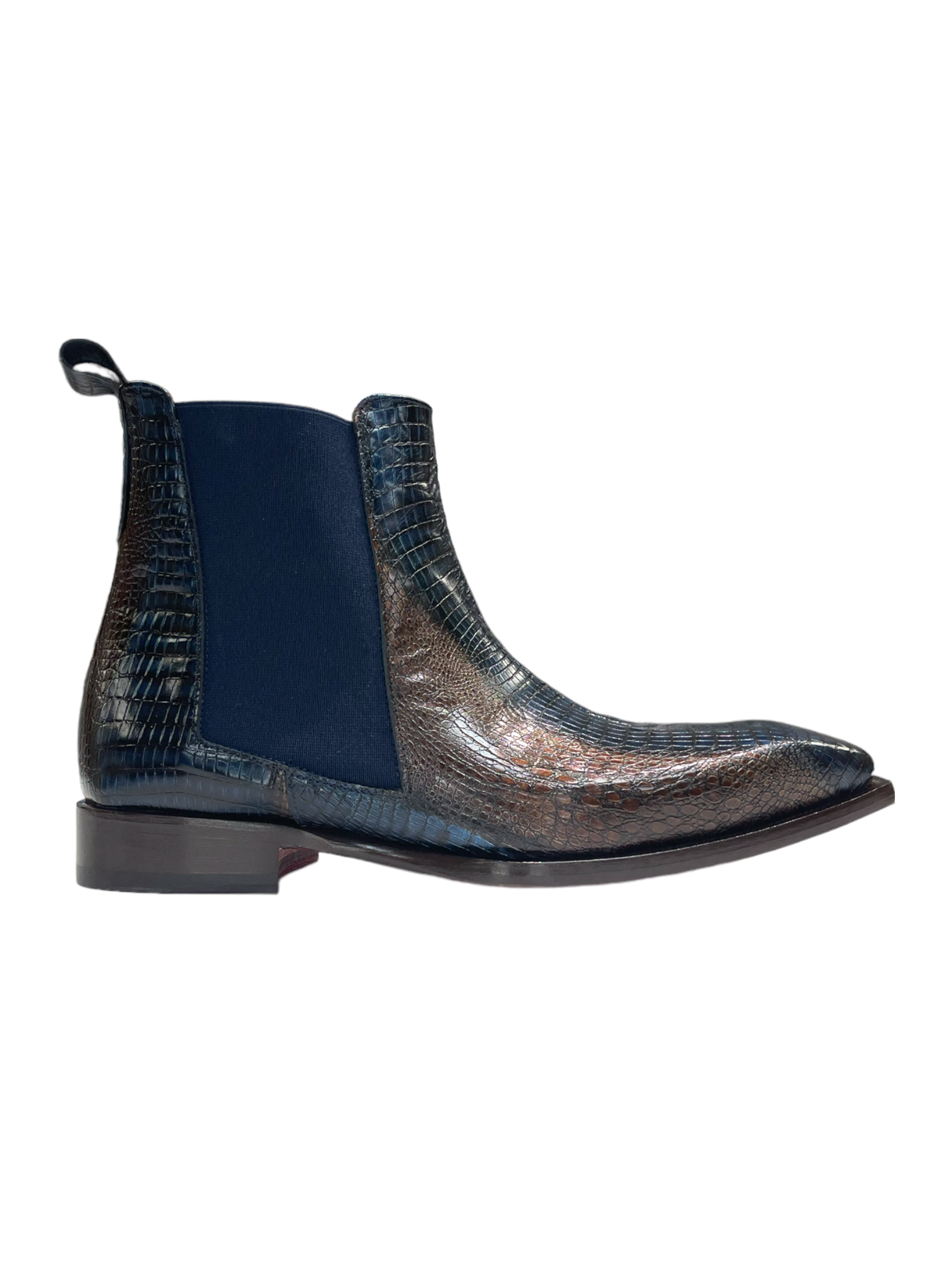 Emilio Franco "EF311A" Genuine Calfskin Lizard Ankle Boots. - Kingsmen ...