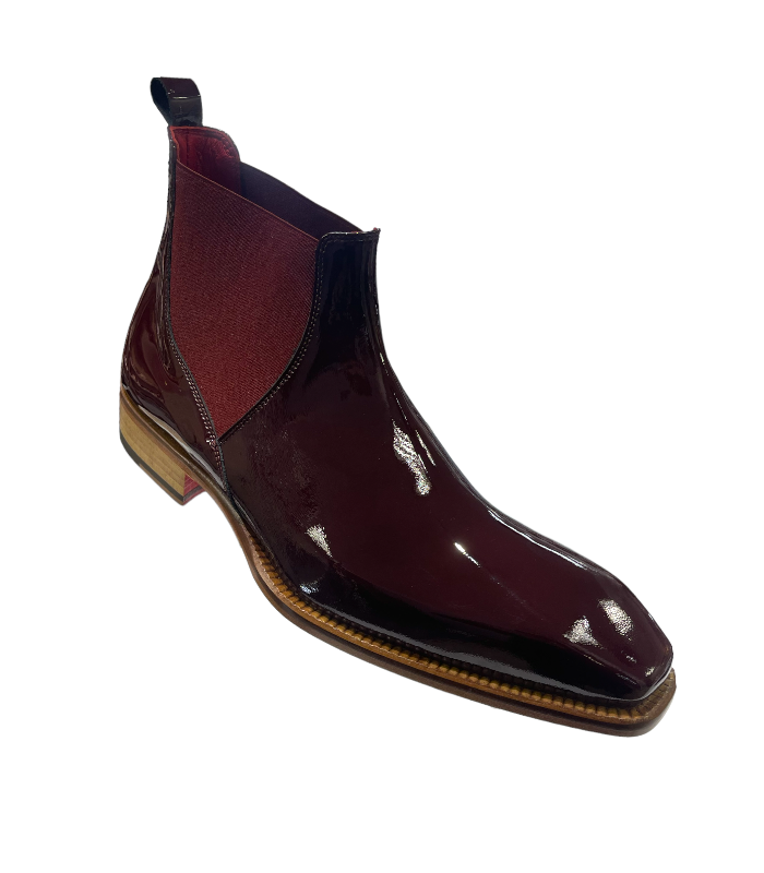 Emilio Franco Patent Leaather Boot (Leonardo) - Kingsmen Shoes