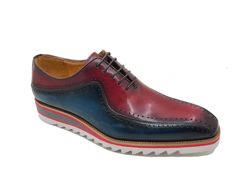 Carrucci Bicycle, Toe Brogue Oxford two tones with lightweight sole ...