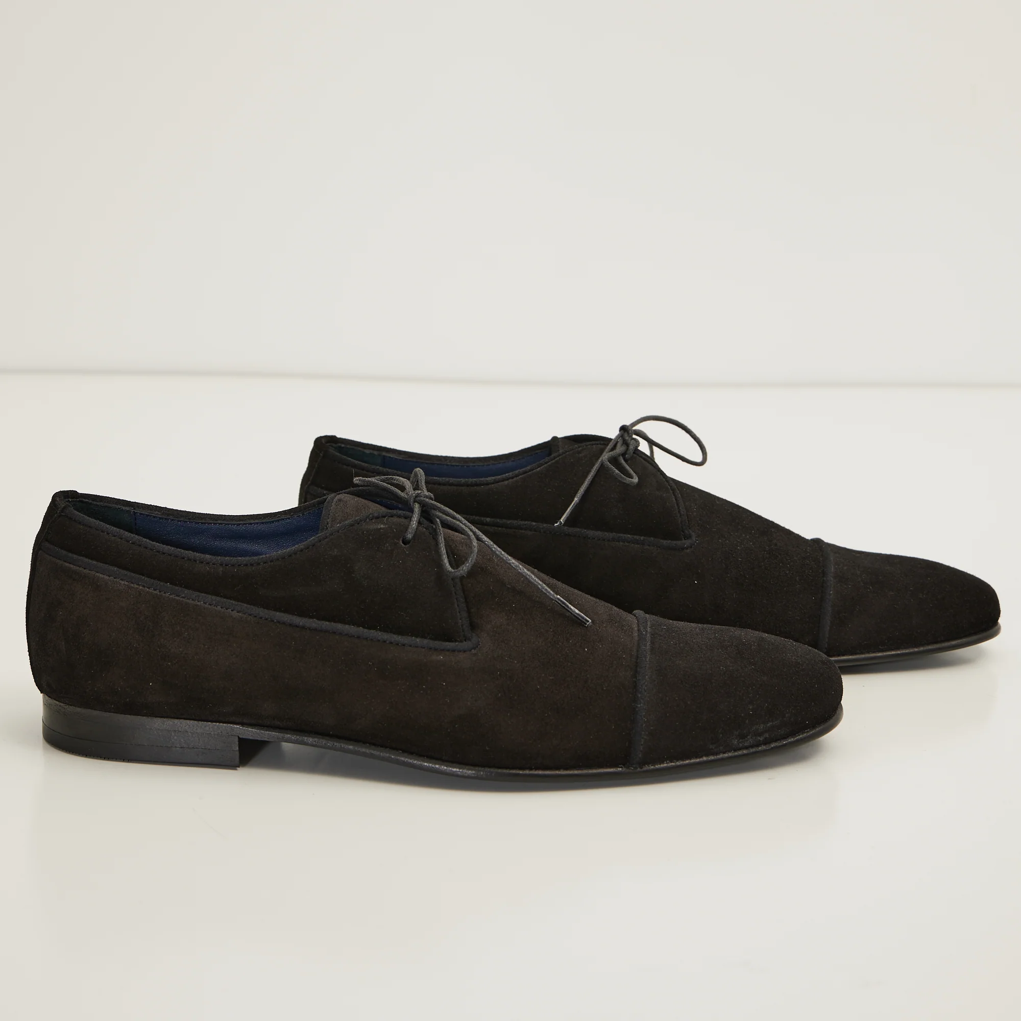 N° D1016 THE FORMAL LEATHER CAP TOE DERBY SHOES - LIGHT PINK SUEDE ...