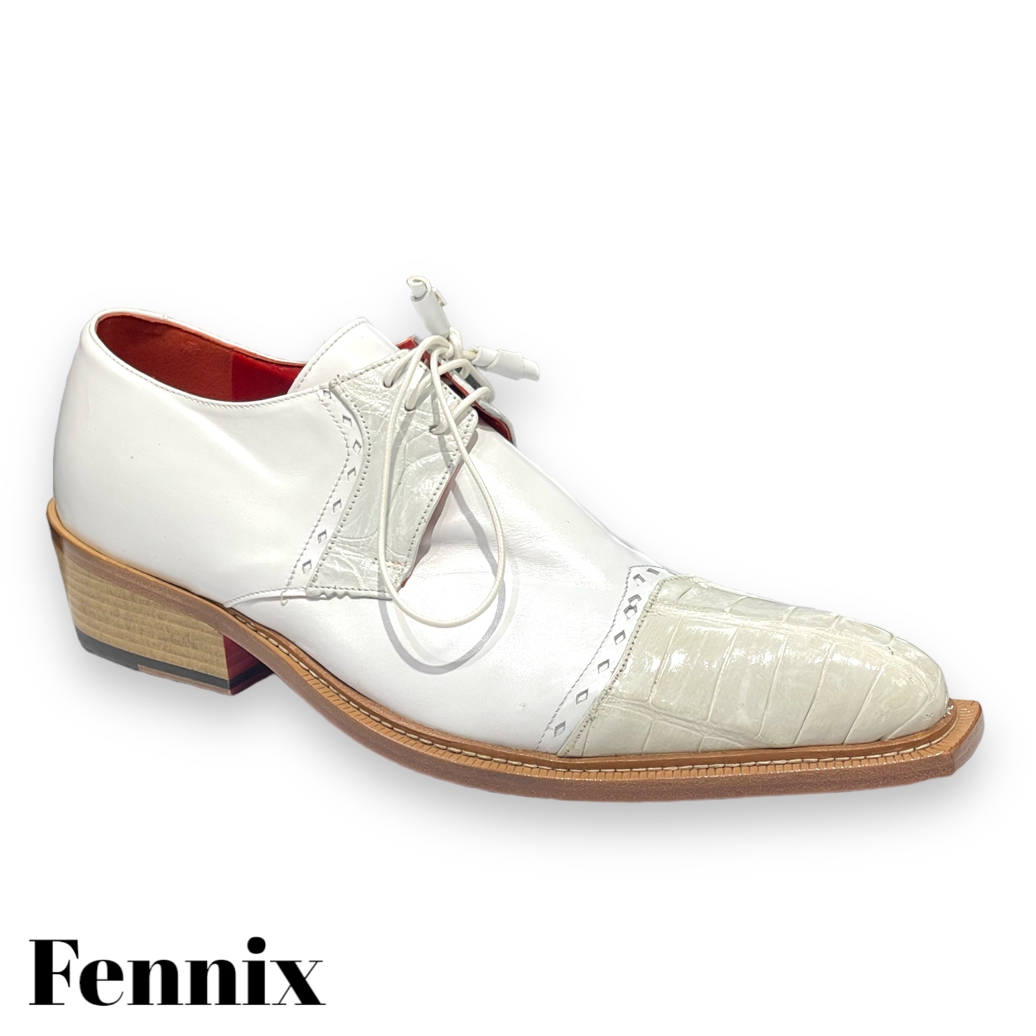 Fennix Alligator & Calf Leather Shoe (Max) - Kingsmen Shoes