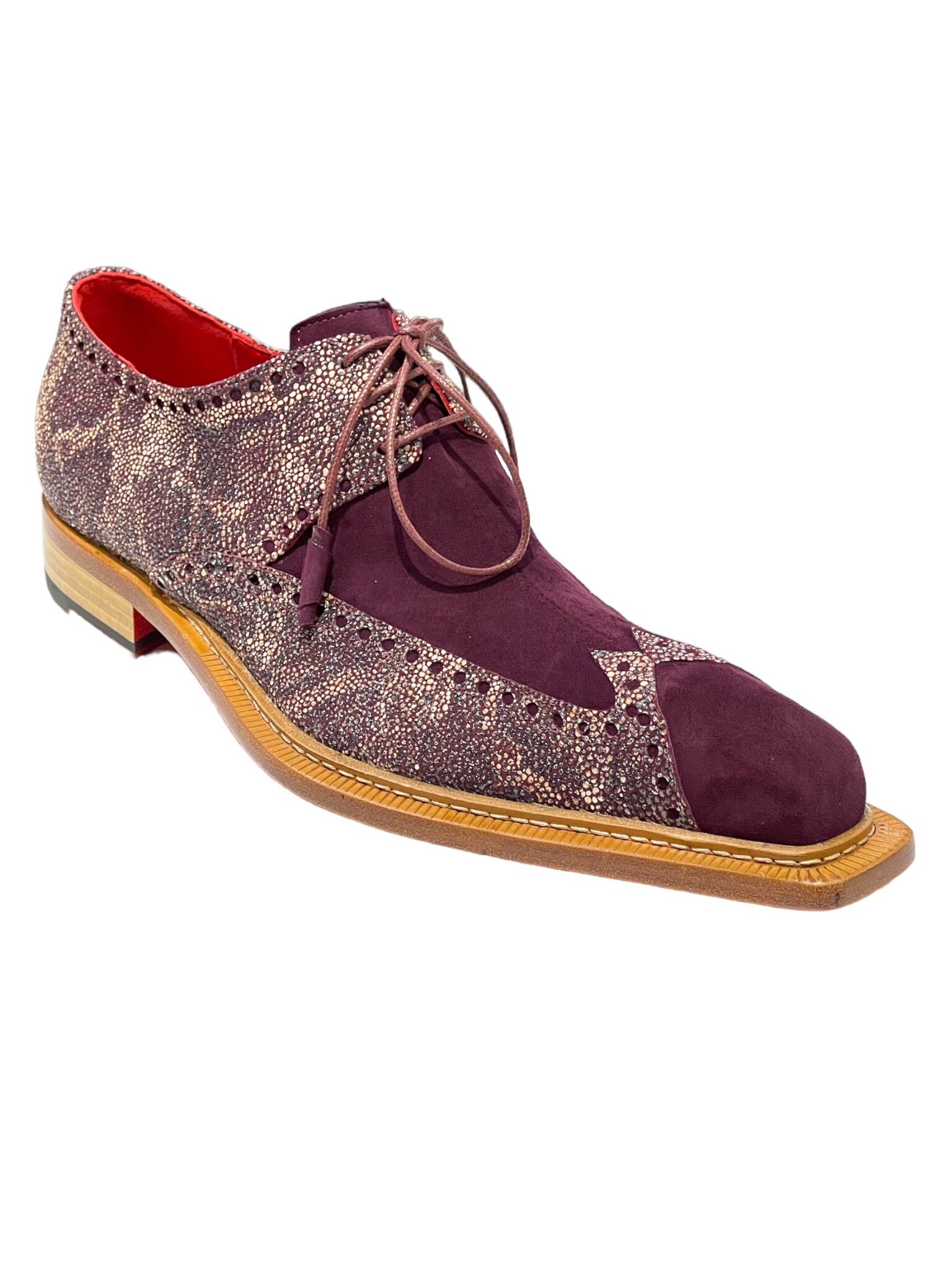 Emilio Franco EF397 Suede Genuene Stingray - Kingsmen Shoes