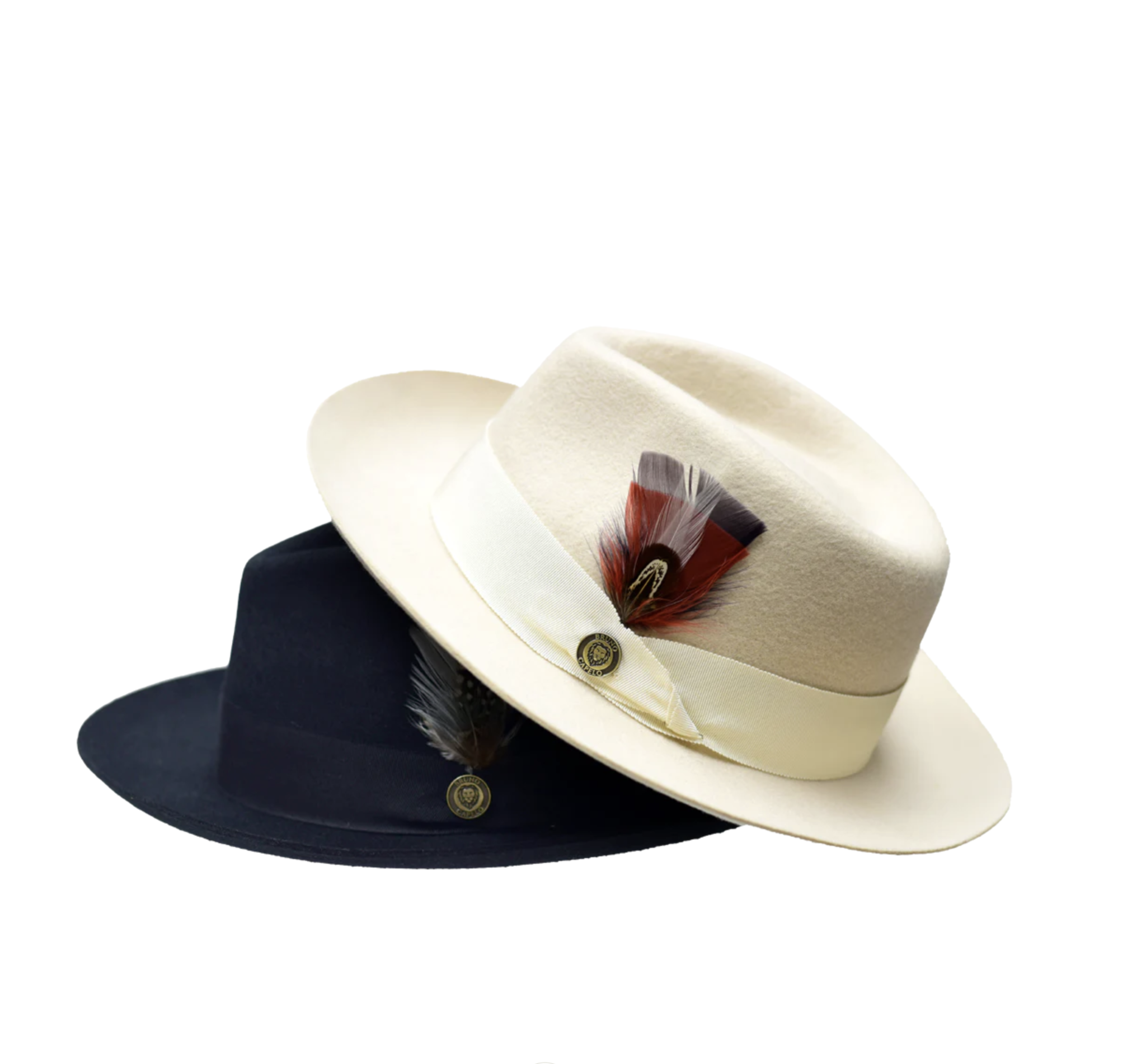 MILAN RAW EDGE WOOL FELT FEDORA HAT - Kingsmen Shoes