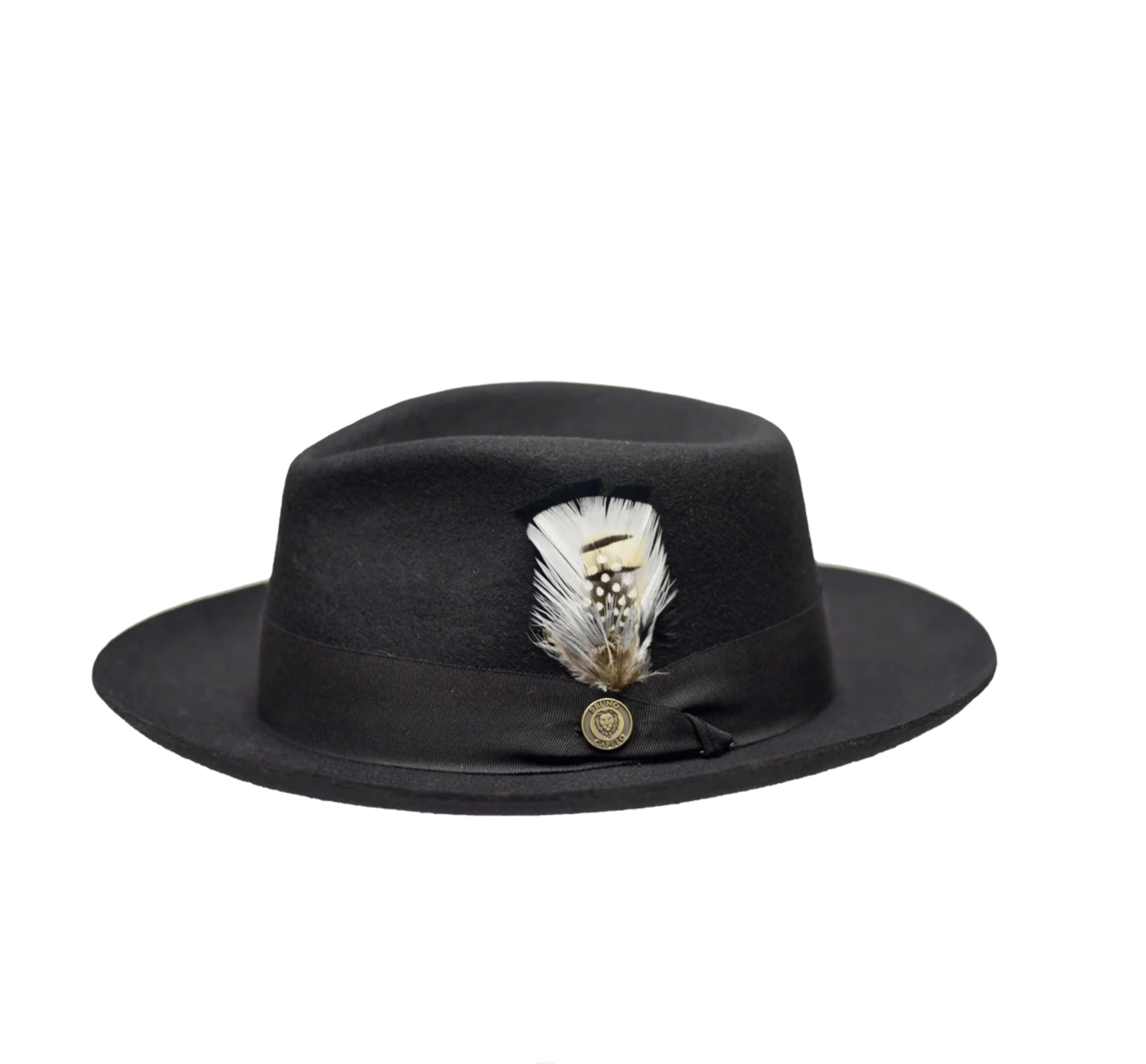 MILAN RAW EDGE WOOL FELT FEDORA HAT - Kingsmen Shoes