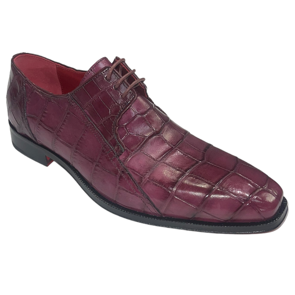 Fennix Logan Men's Shoes, Genuine Alligator Exotic Oxfords (FX1035 ...