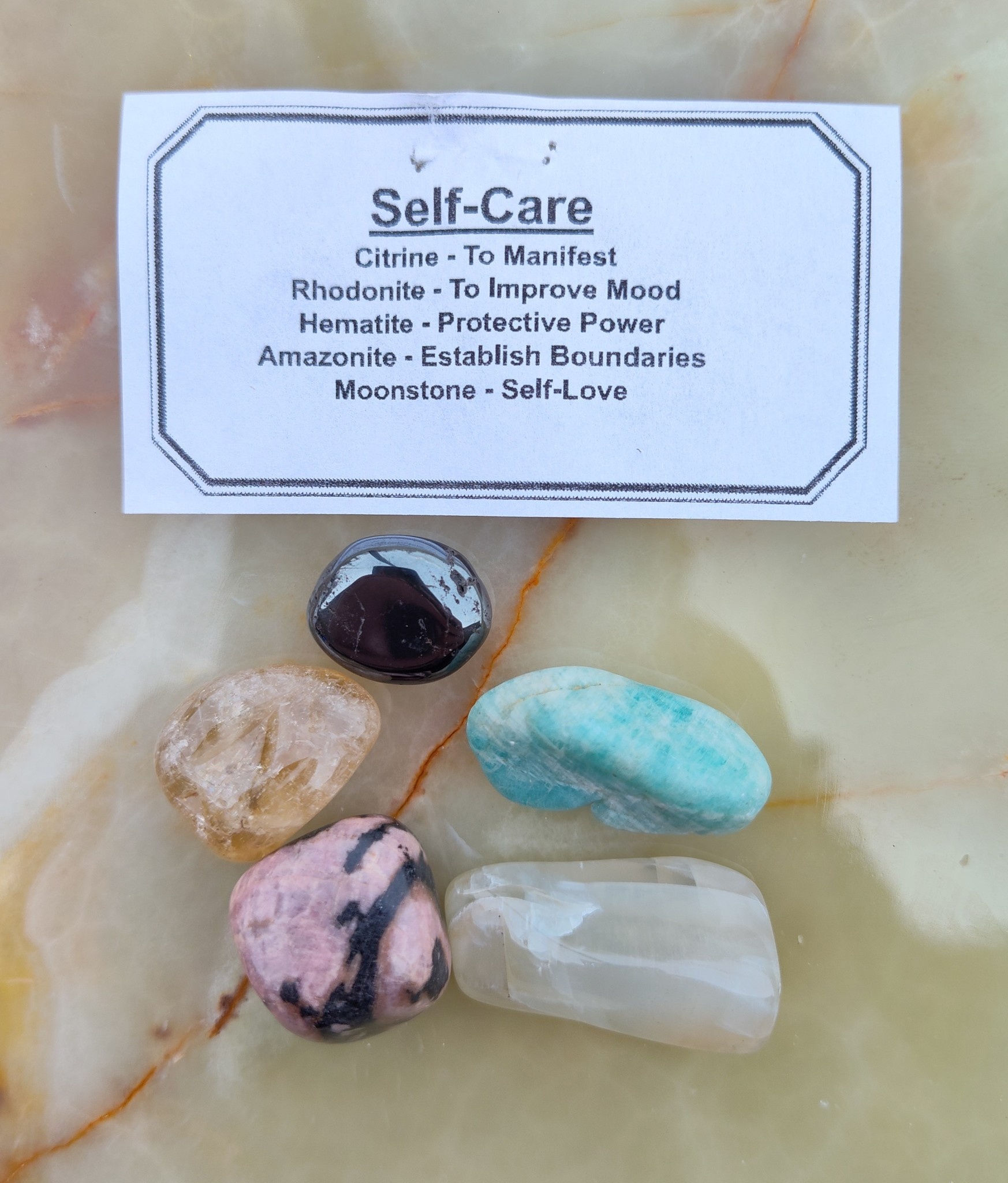 Self-Care Crystal Bag - Ruby City Gems