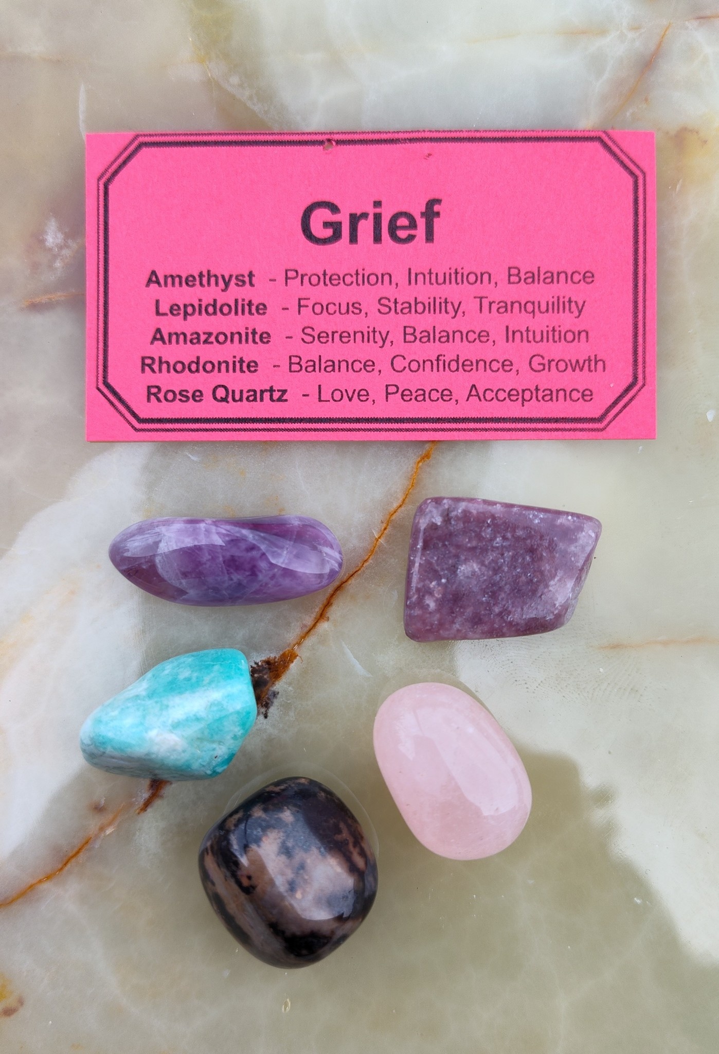 Crystals For - Grief - Ruby City Gems