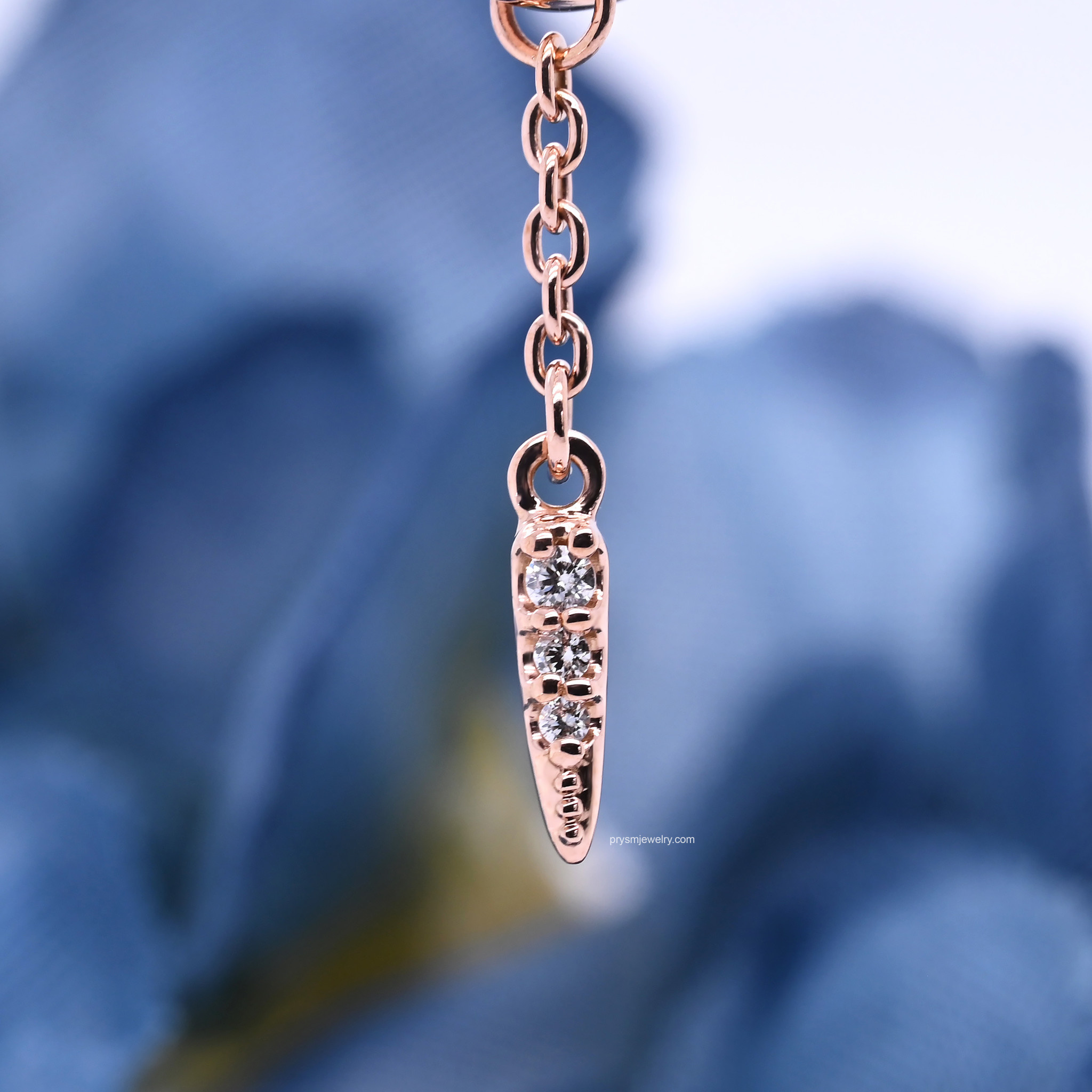 Spike Diamond Dangle - Prysm Jewelry & Piercing