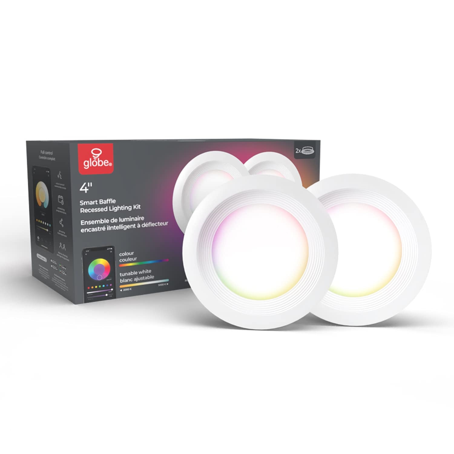 GLOBE SMART RECESSED LIGHTING KIT - Surplus Sam's