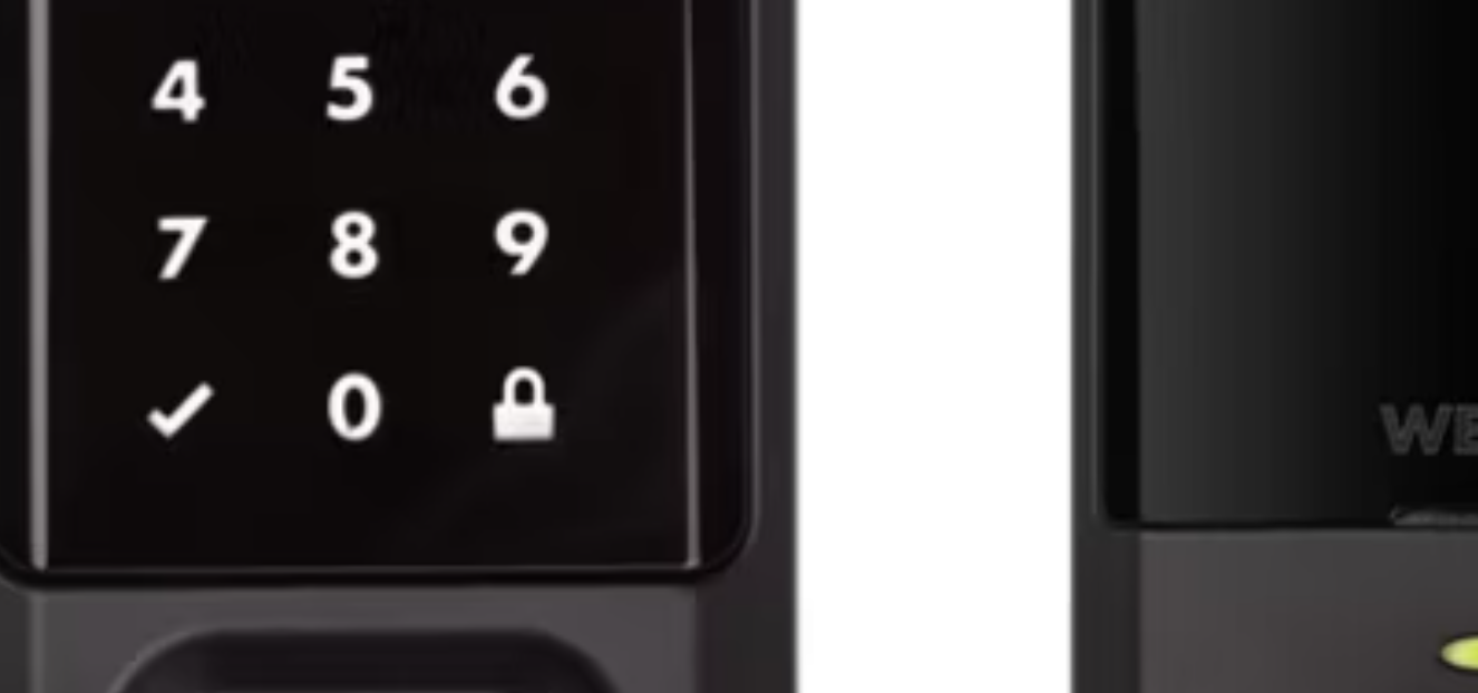 Weiser Wi-Fi Touchscreen Smart Lock Electonic Deabolt and Handleset ...