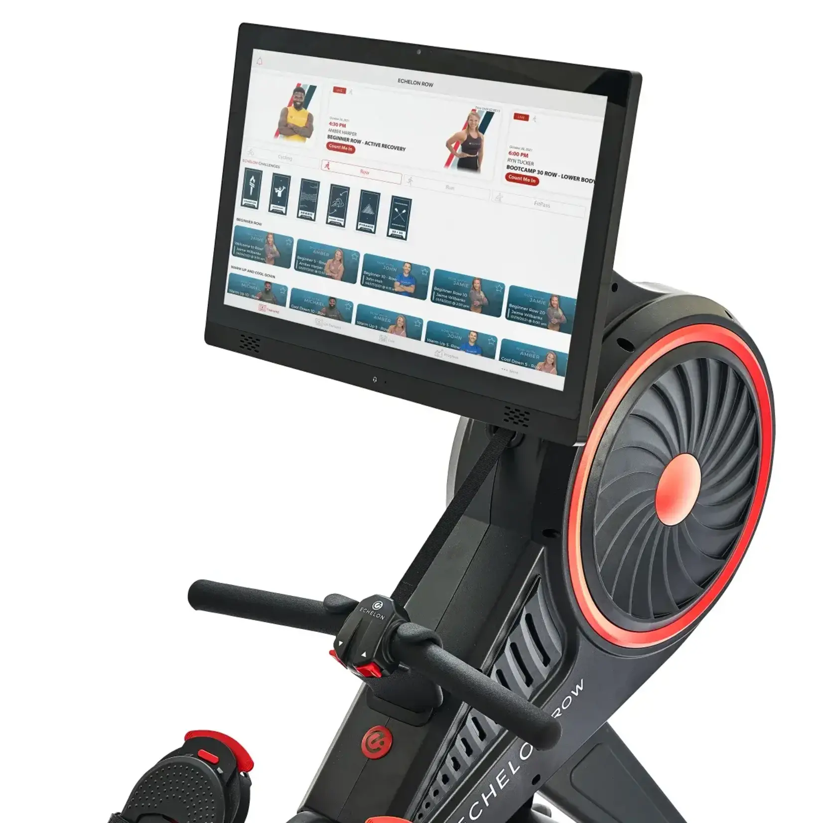 Echelon Row-S Connected Rowing Machine with 54.6 cm (21.5 in.) Screen ...