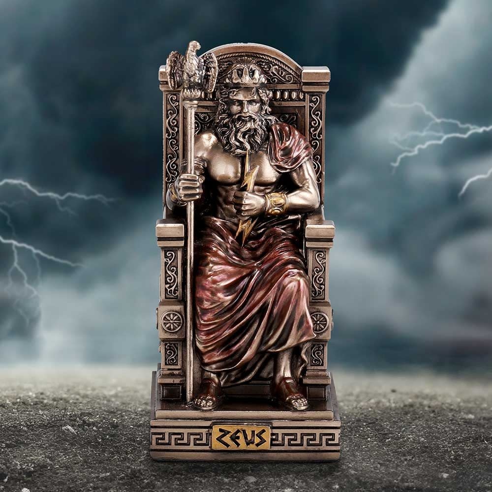 Nemesis Now Zeus God of the Sky (Mini) 8.5cm - Mystic Mountain Magick