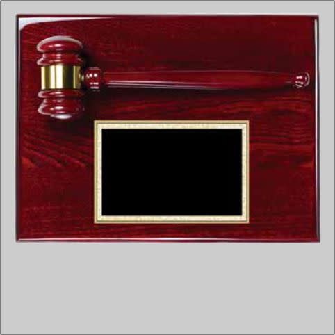 Marco AGP-30PL Gavel Plaque - The Award & Frame Shop