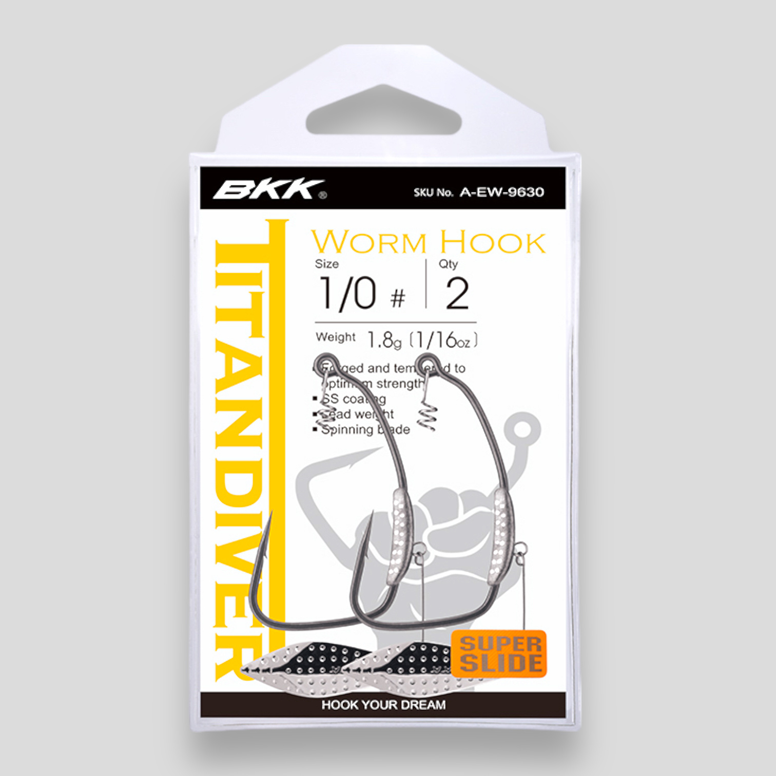 BKK Titan Driver Hook - Tyalure Tackle