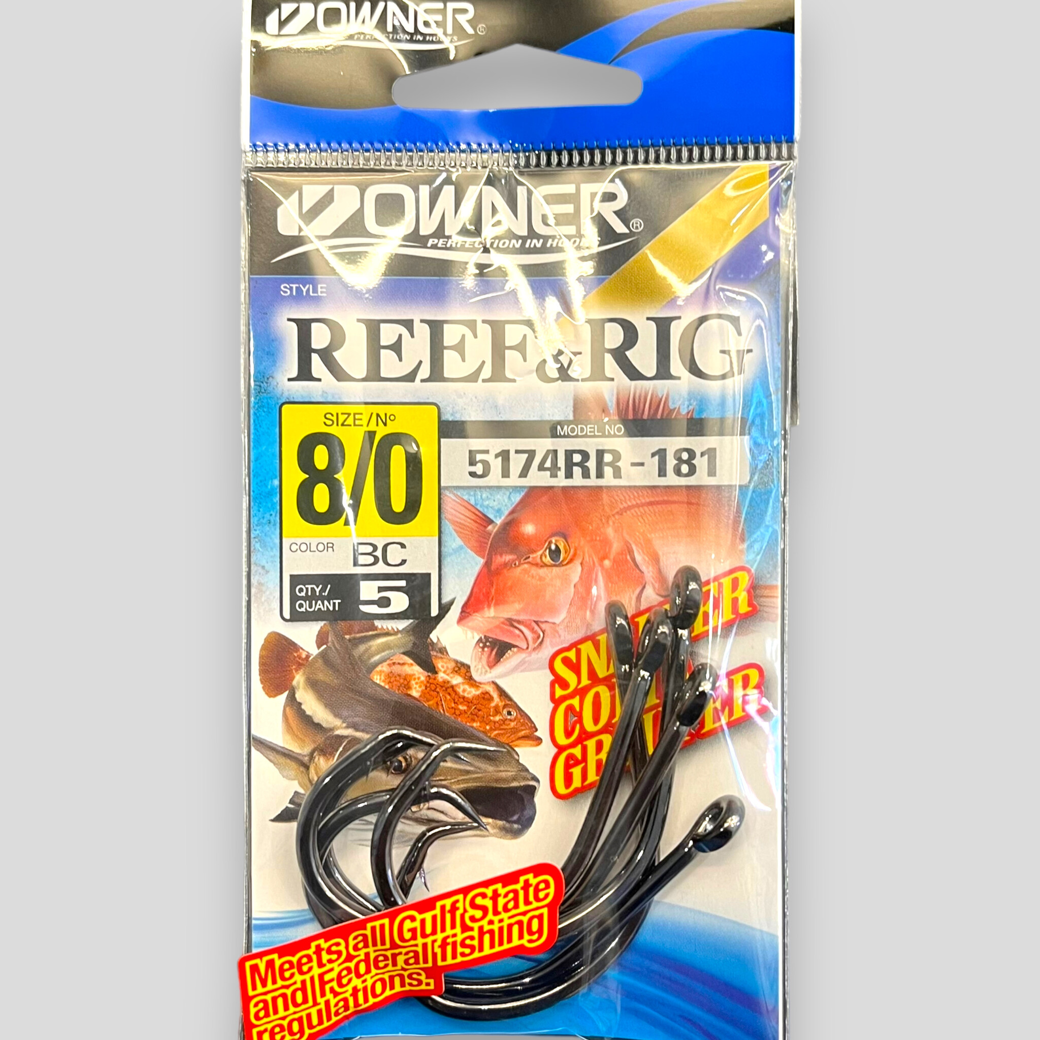 Owner Reef & Rig Hook - Tyalure Tackle