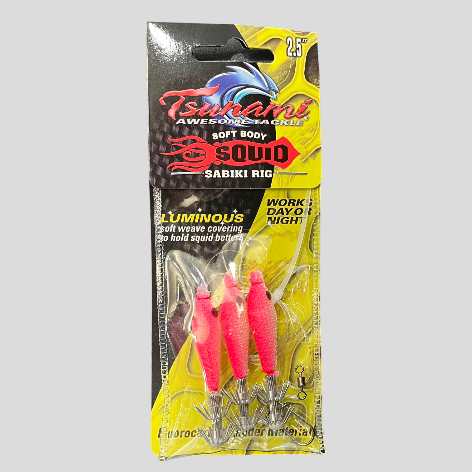 Tsunami Soft Body Squid Sabiki Rig - Tyalure Tackle