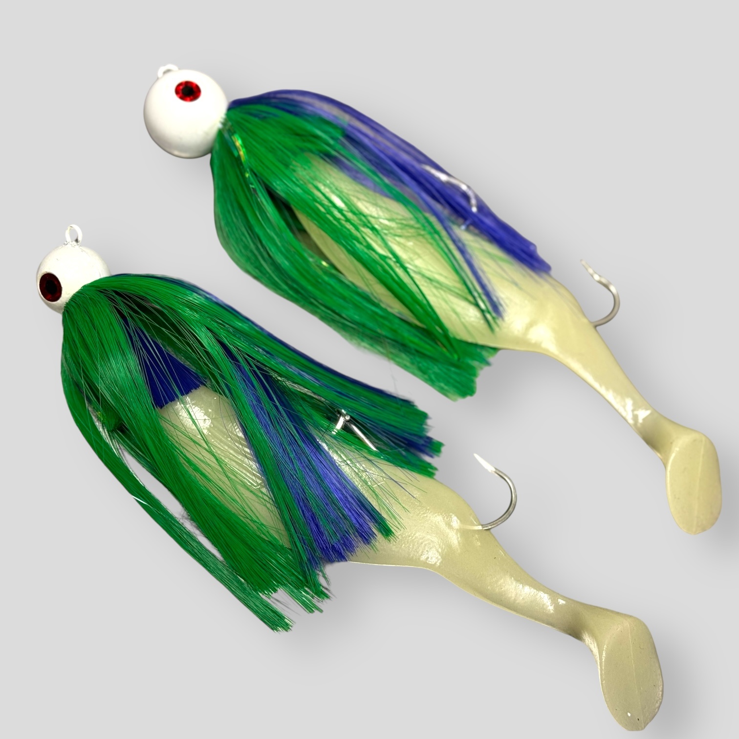 Magic Tail Round Glow Head Tandem Mojos - Tyalure Tackle