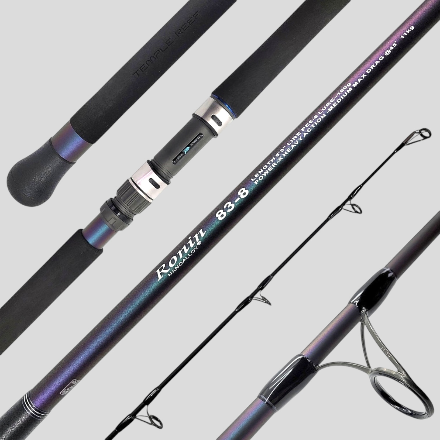 Temple Reef Ronin Popping Rod - Tyalure Tackle