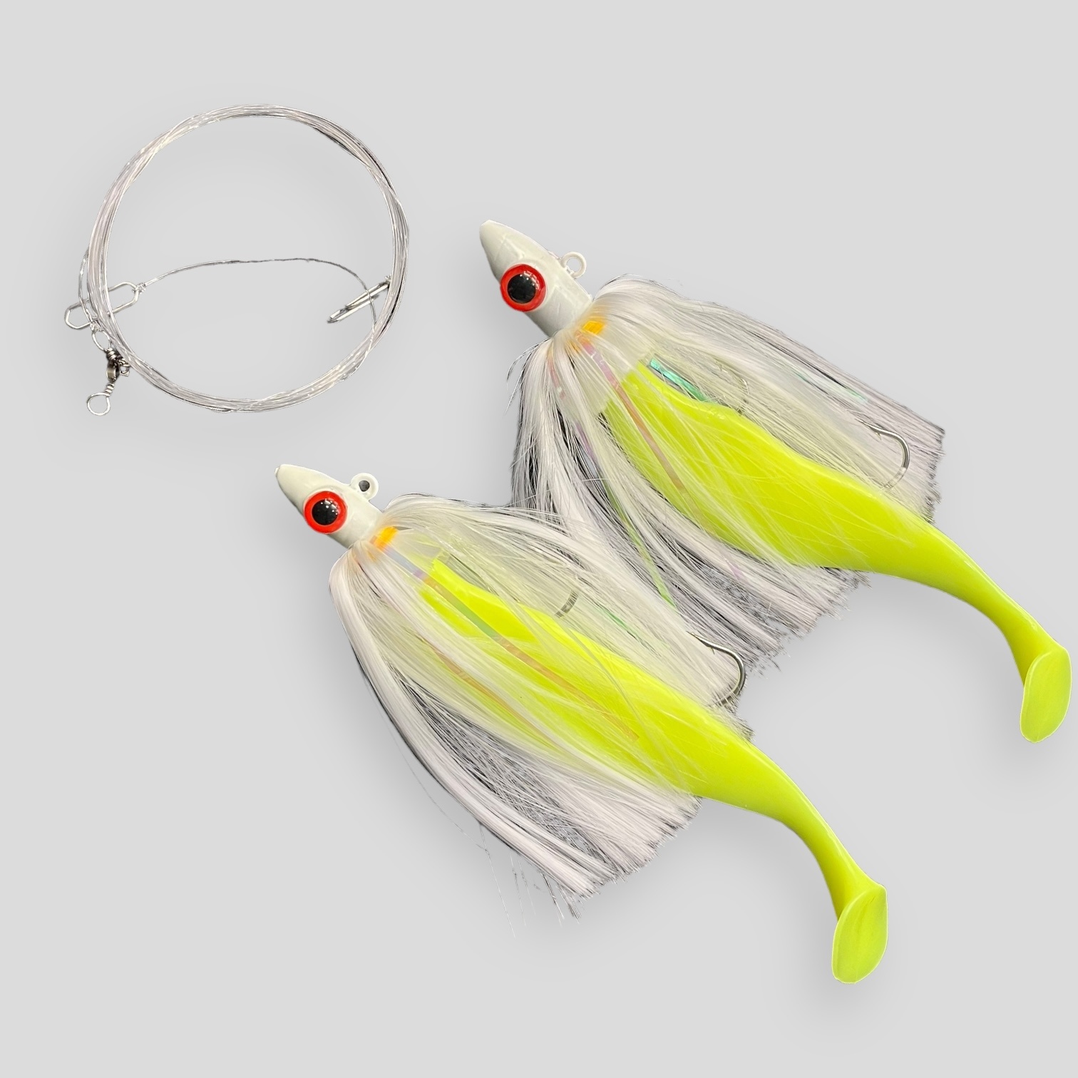 Magic Tail Custom Glow Head Tandem Mojos - Tyalure Tackle