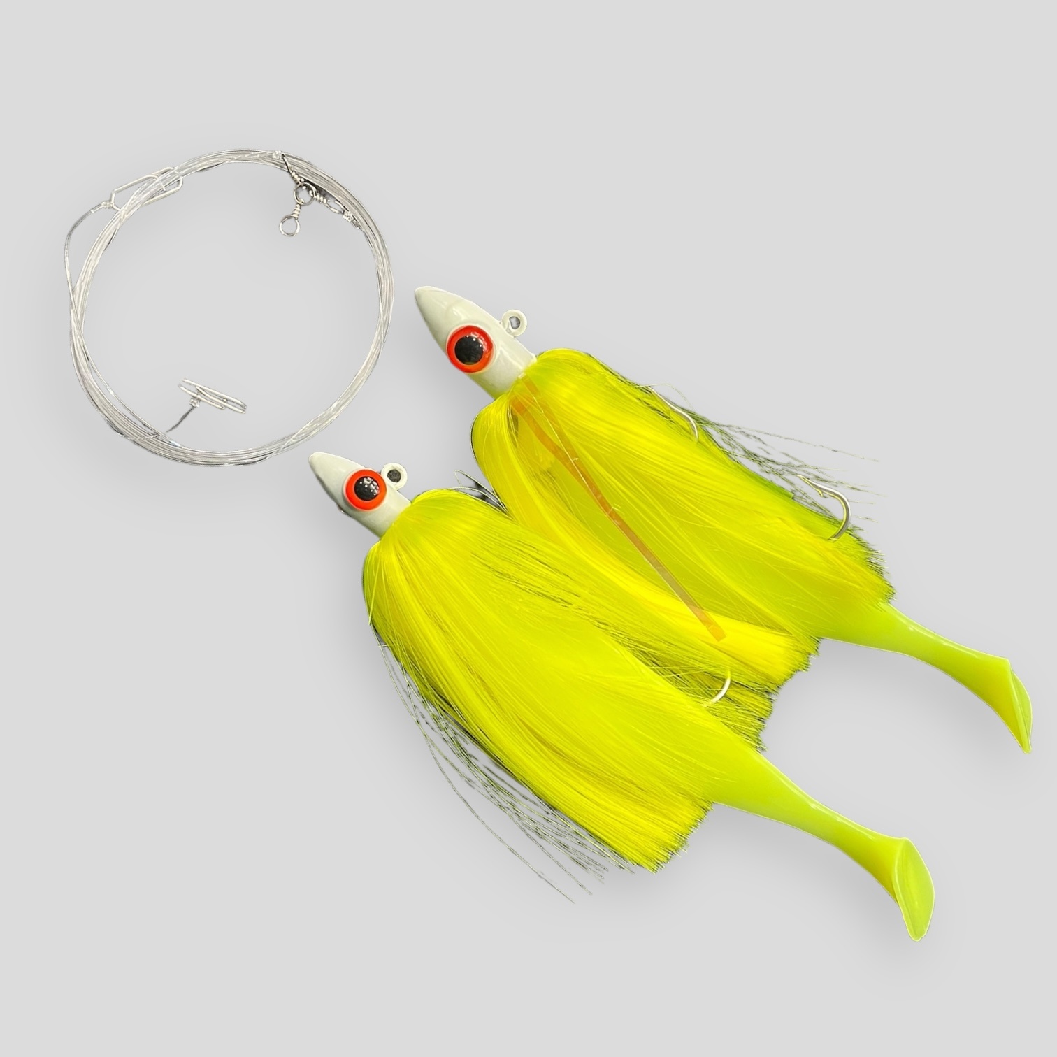 Magic Tail Custom Glow Head Tandem Mojos - Tyalure Tackle