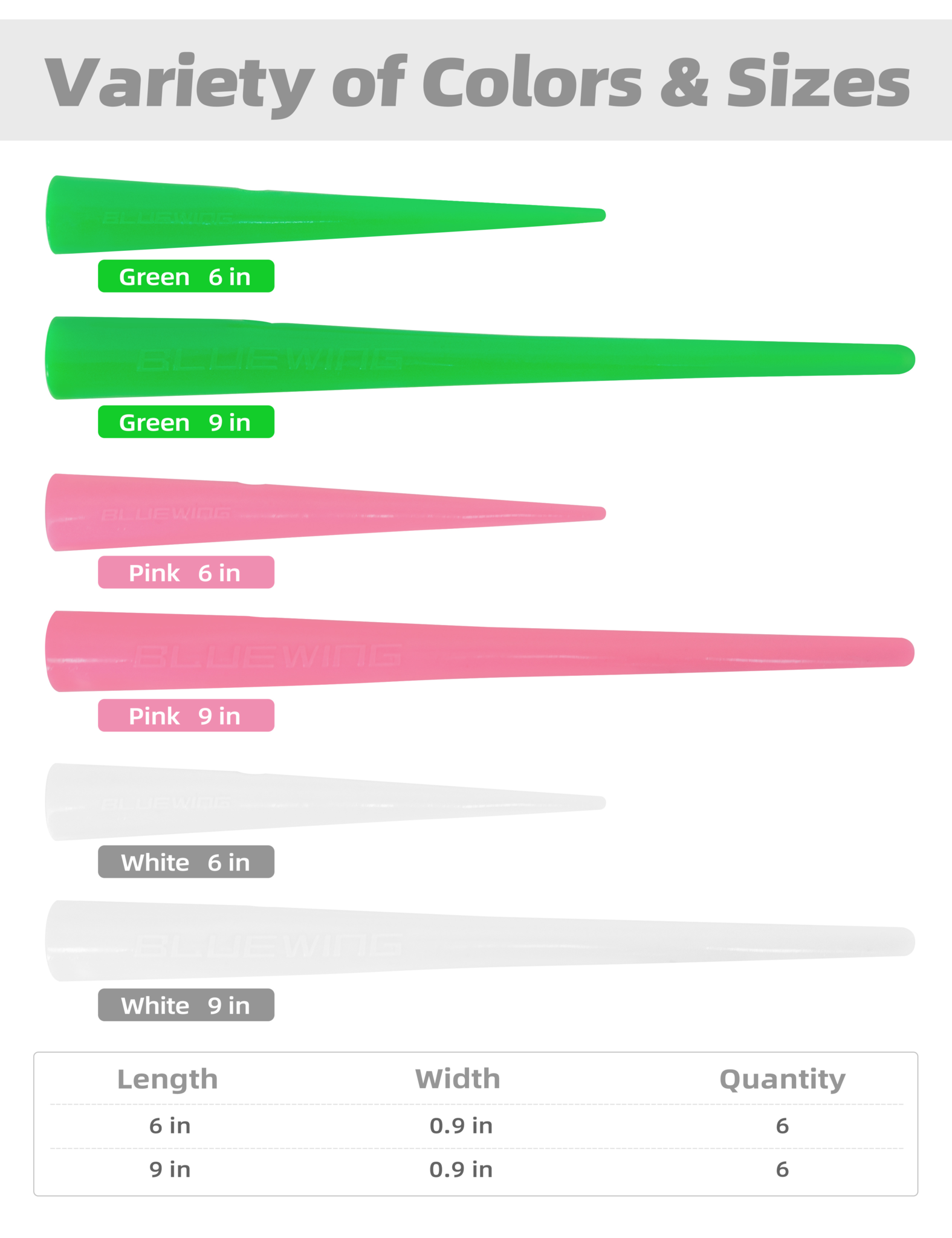 Bluewing Replacement Tails - Tyalure Tackle