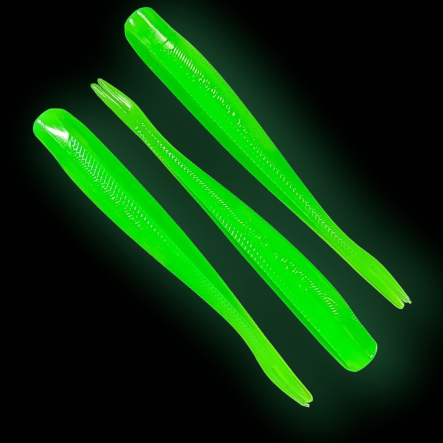 Shad Life Glow Straight Tail - Tyalure Tackle