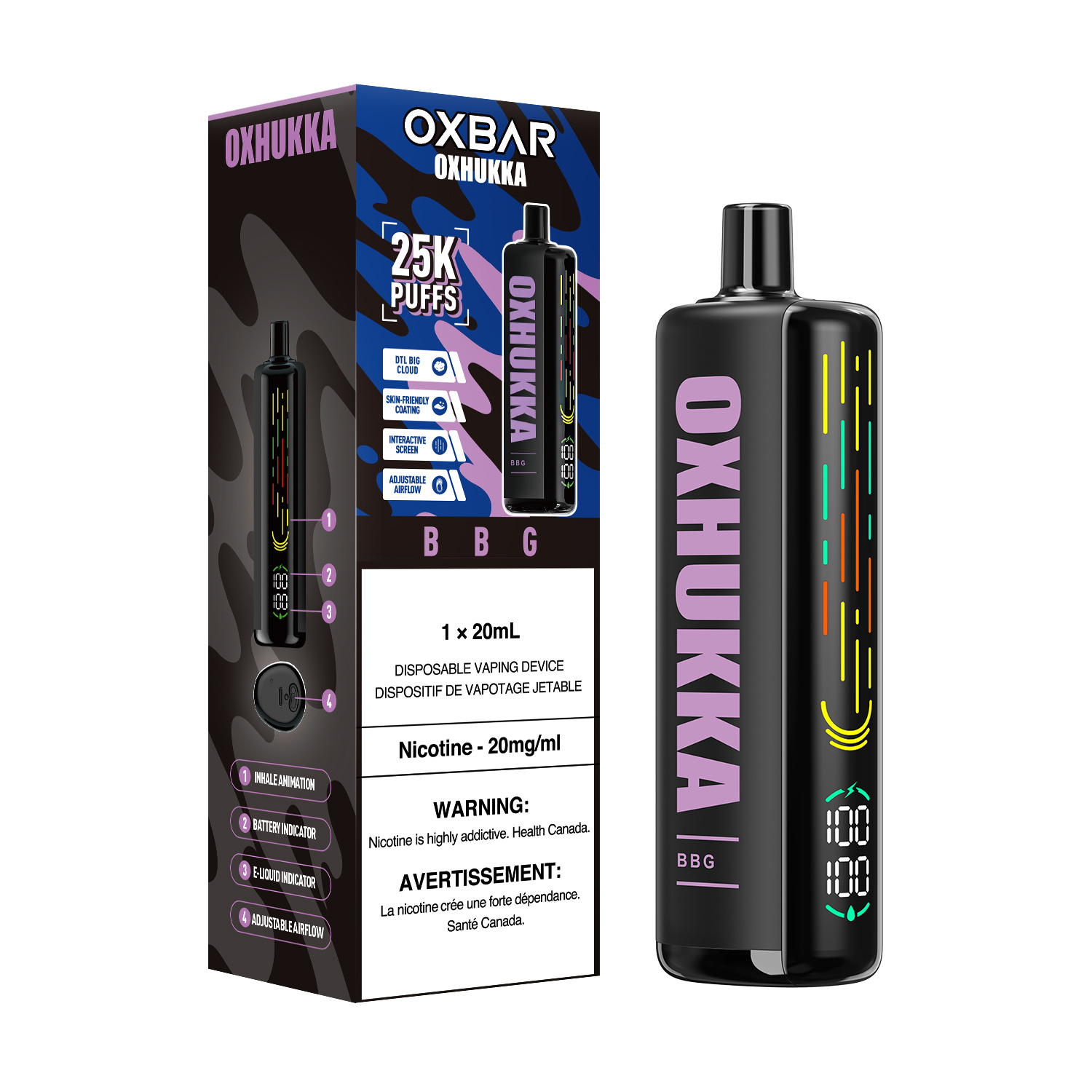 OXBAR OXHUKKA 25K - Dynamite Vape And Smoke