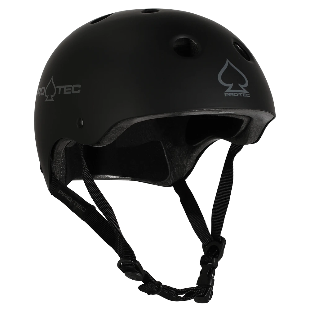 Pro-Tec Pro Tec Classic Cert Helmet Matte Black - On Deck Skateboard ...