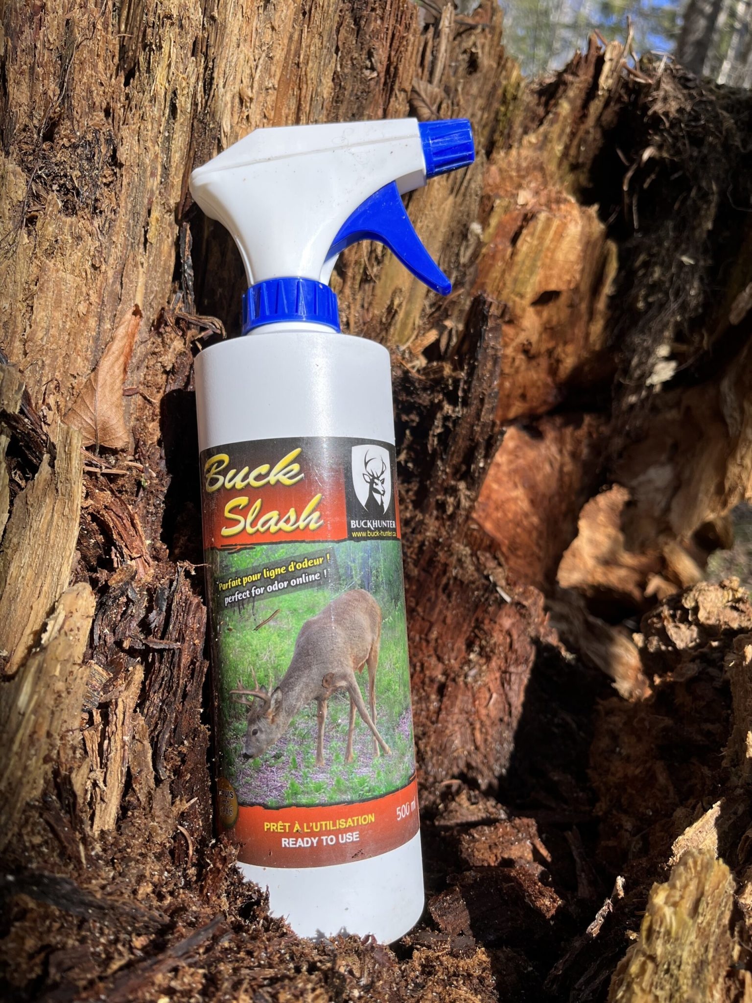 BUCK HUNTER BUCK SLASH ODEUR URINE CHEVREUIL 500 ML - Distribution Gilles St-Jean Inc