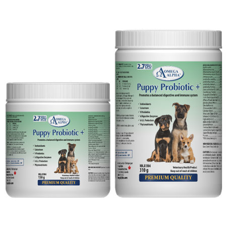 OMEGA ALPHA OMEGA ALPHA CHIOT PROBIOTIC PLUS 150G - Distribution Gilles ...