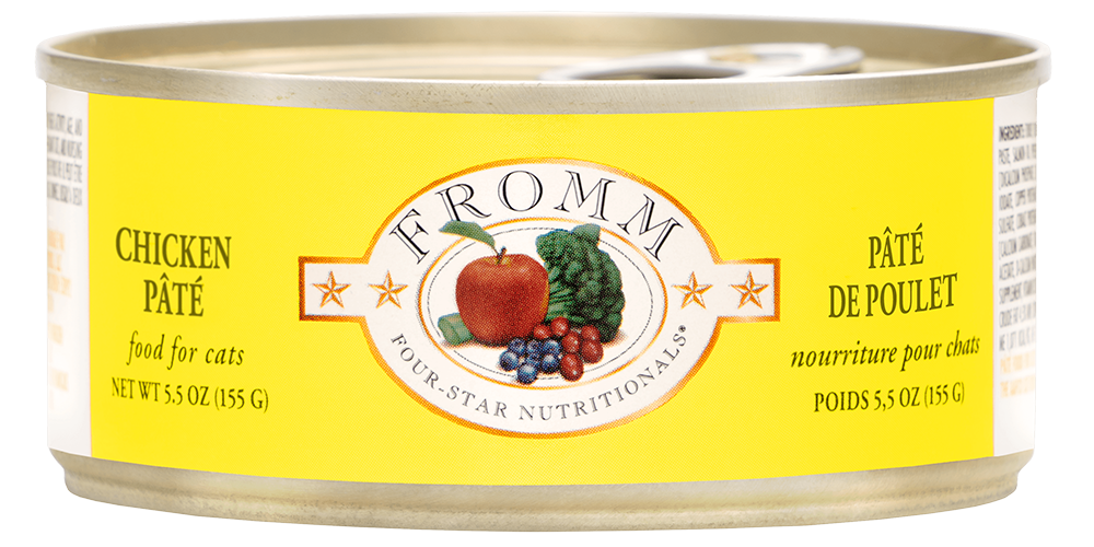 FROMM FOUR STAR NOURRITURE HUMIDE CHAT POULET 5.5 OZ - Distribution ...