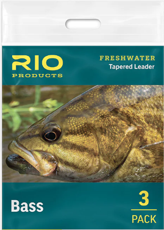 Rio Bass Leader 3 Pack | The Fish Hawk - The Fish Hawk