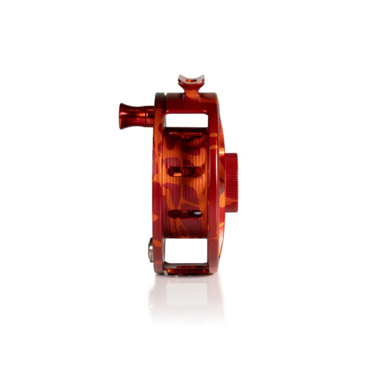 Hatch Custom Magma Red-Orange Reel - The Fish Hawk