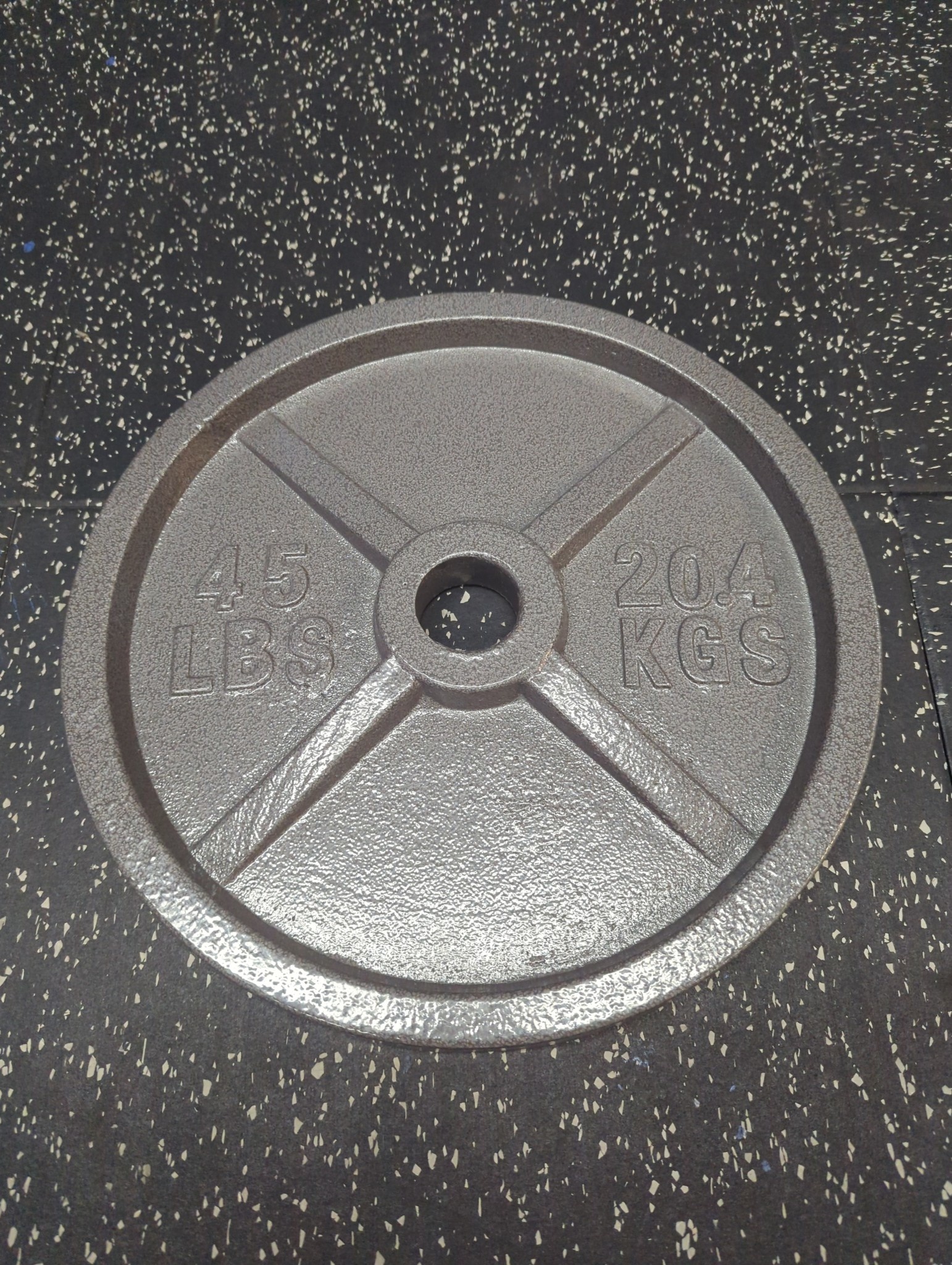 45 Pound Cast Iron 2" Plate - Soccer Locker Hawaii