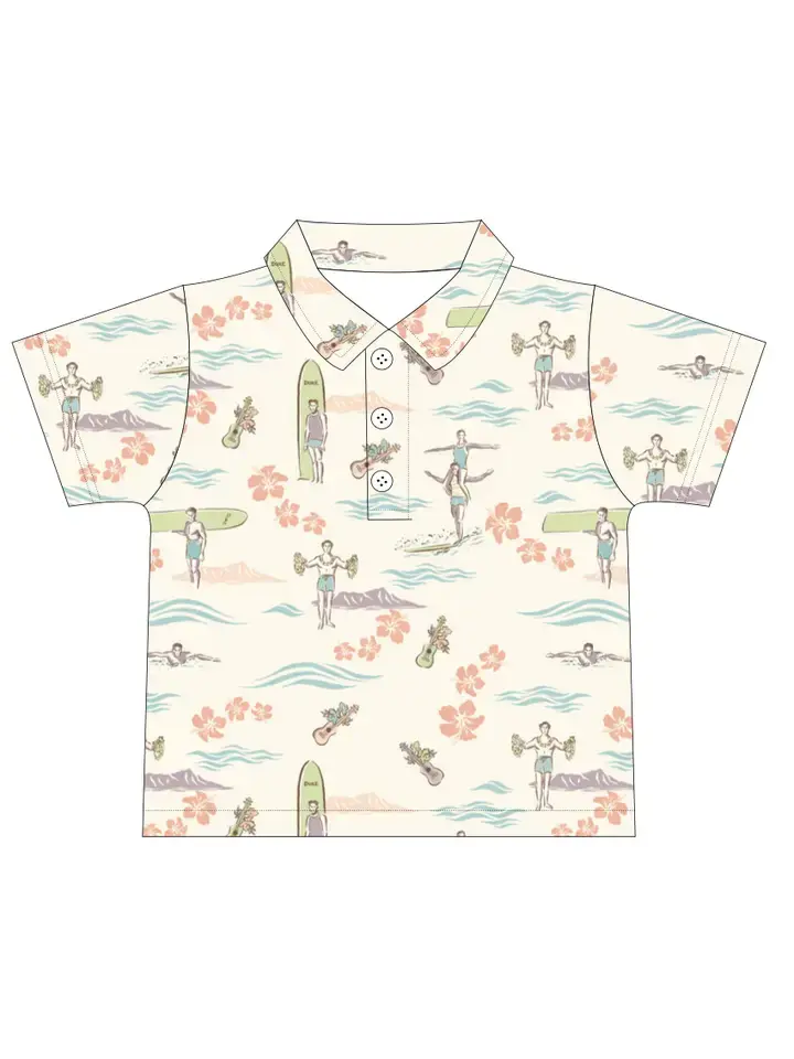 Coco Moon Coco Moon: Duke Bamboo Polo Shirt - Soccer Locker Hawaii