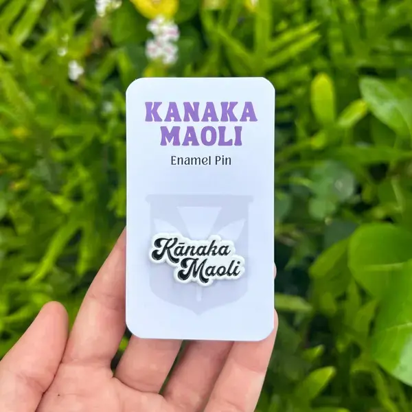 Mahea Leah Mahea Leah: Kanaka Maoli Enamel Pin - Soccer Locker Hawaii