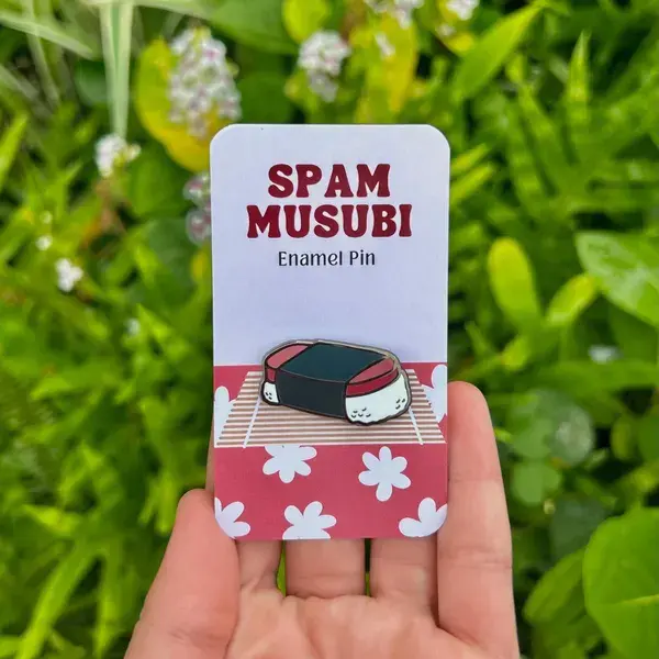 Mahea Leah Mahea Leah: Spam Musubi Enamel Pin - Soccer Locker Hawaii