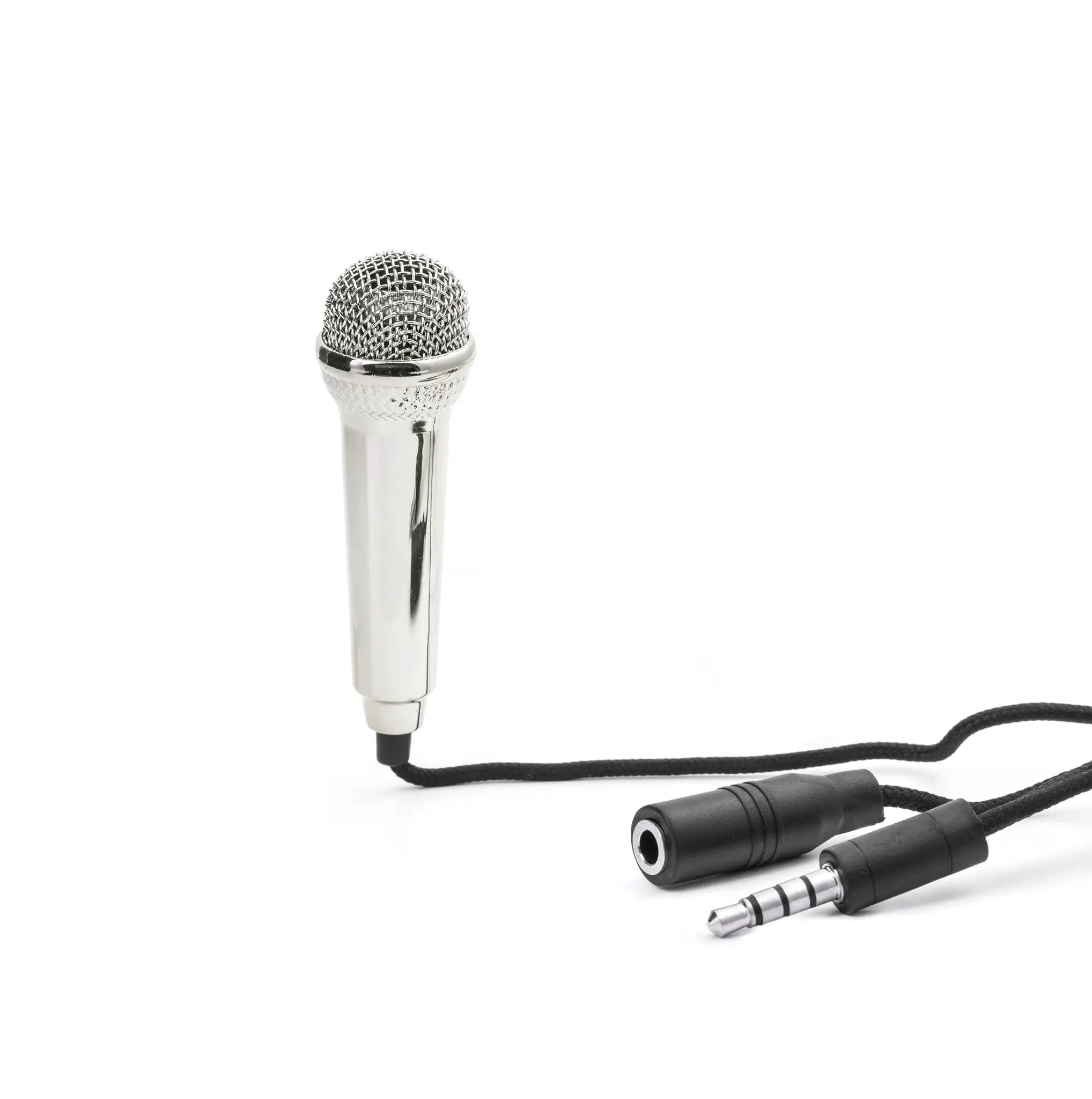 Mini Karaoke Microphone Silver - Toy Joy