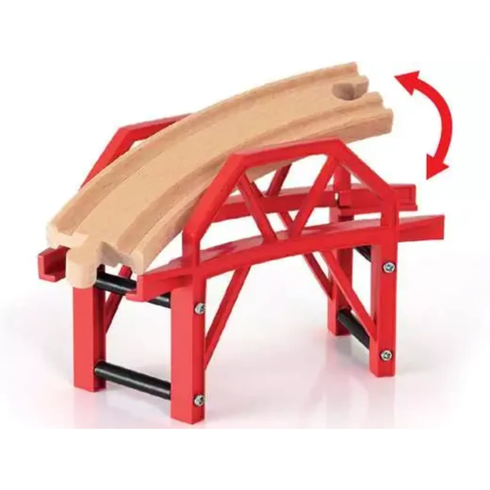 Brio Train Accessories BRIO World Short Curved Wooden Train Track - 4 ...