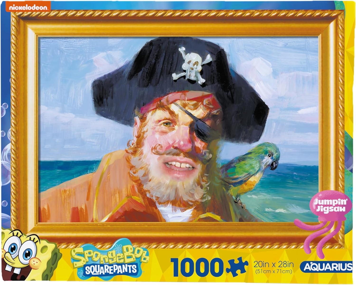 SpongeBob SquarePants Painty The Pirate 1000pc Puzzle - Toy Joy