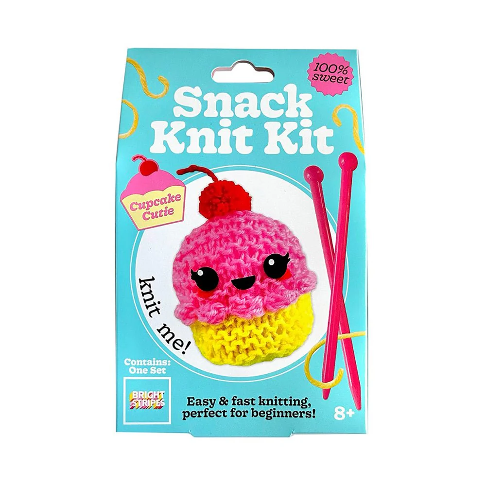 Snack Knit Kit Cupcake Cutie - Toy Joy