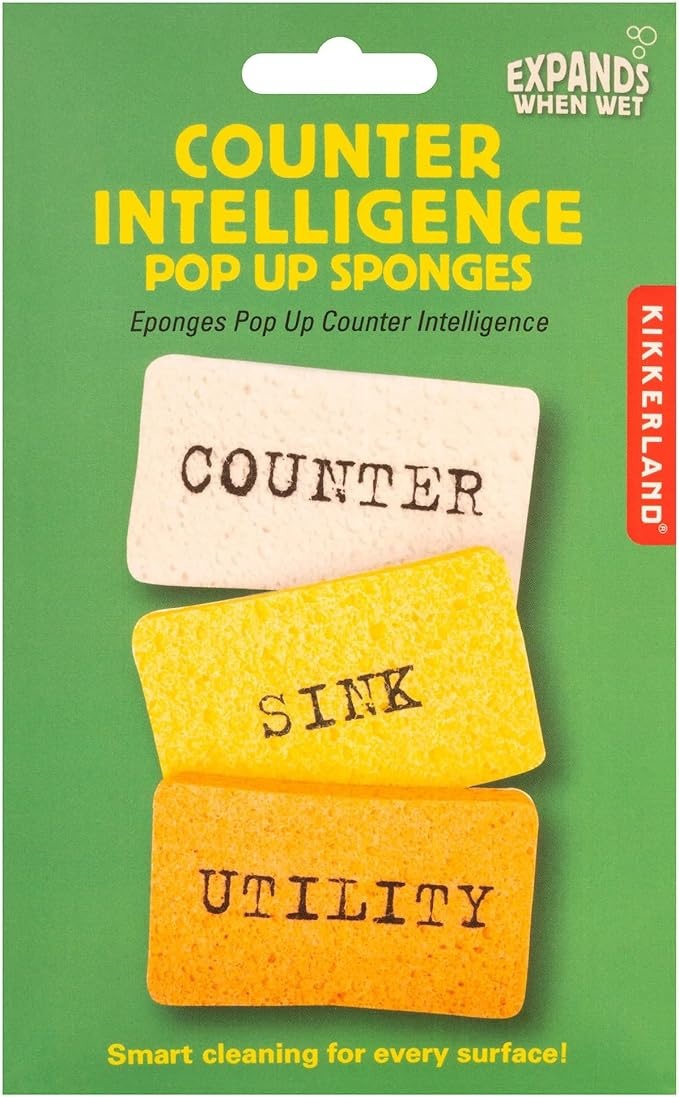 Counter Intelligence Pop-up Sponges - Toy Joy