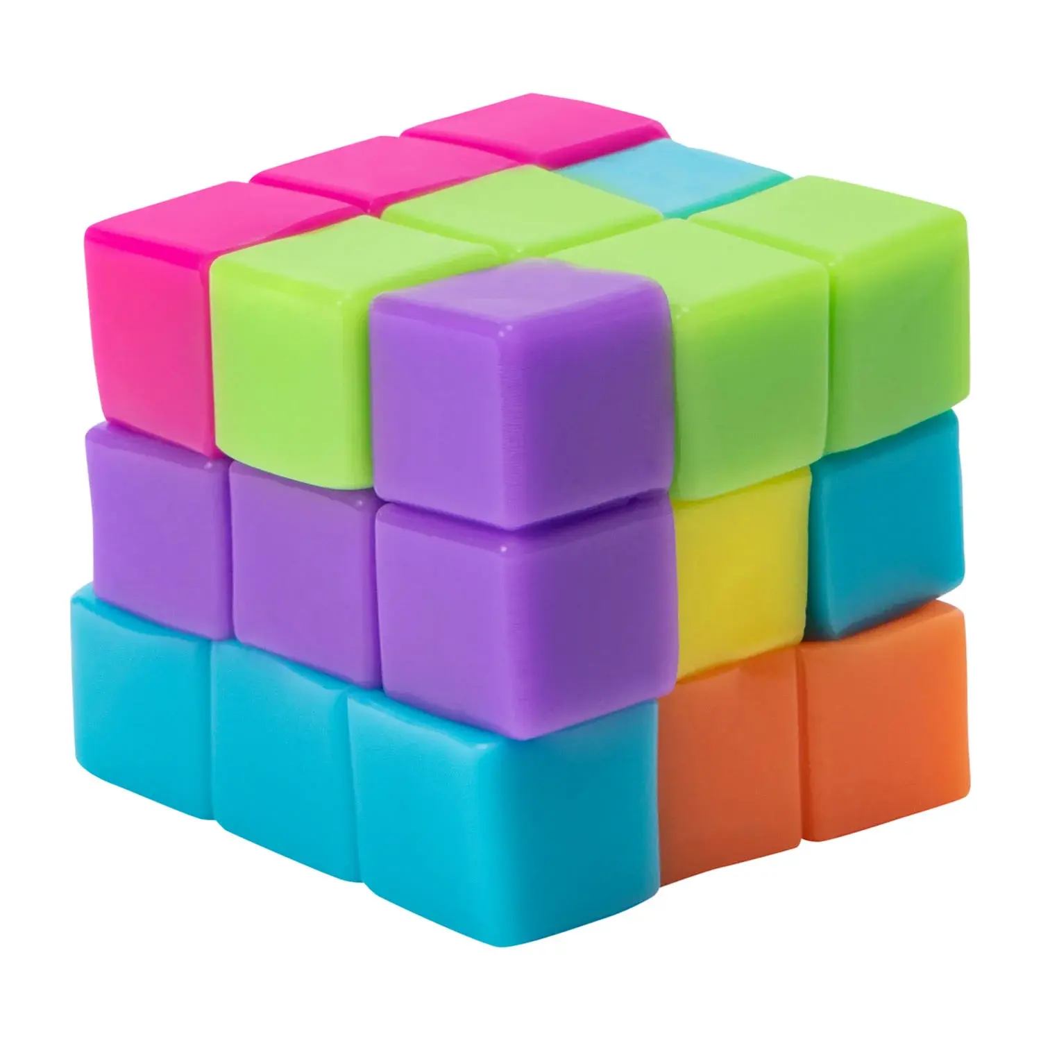 Taba-Licious Squish'n Stack Puzzle Cube - Toy Joy