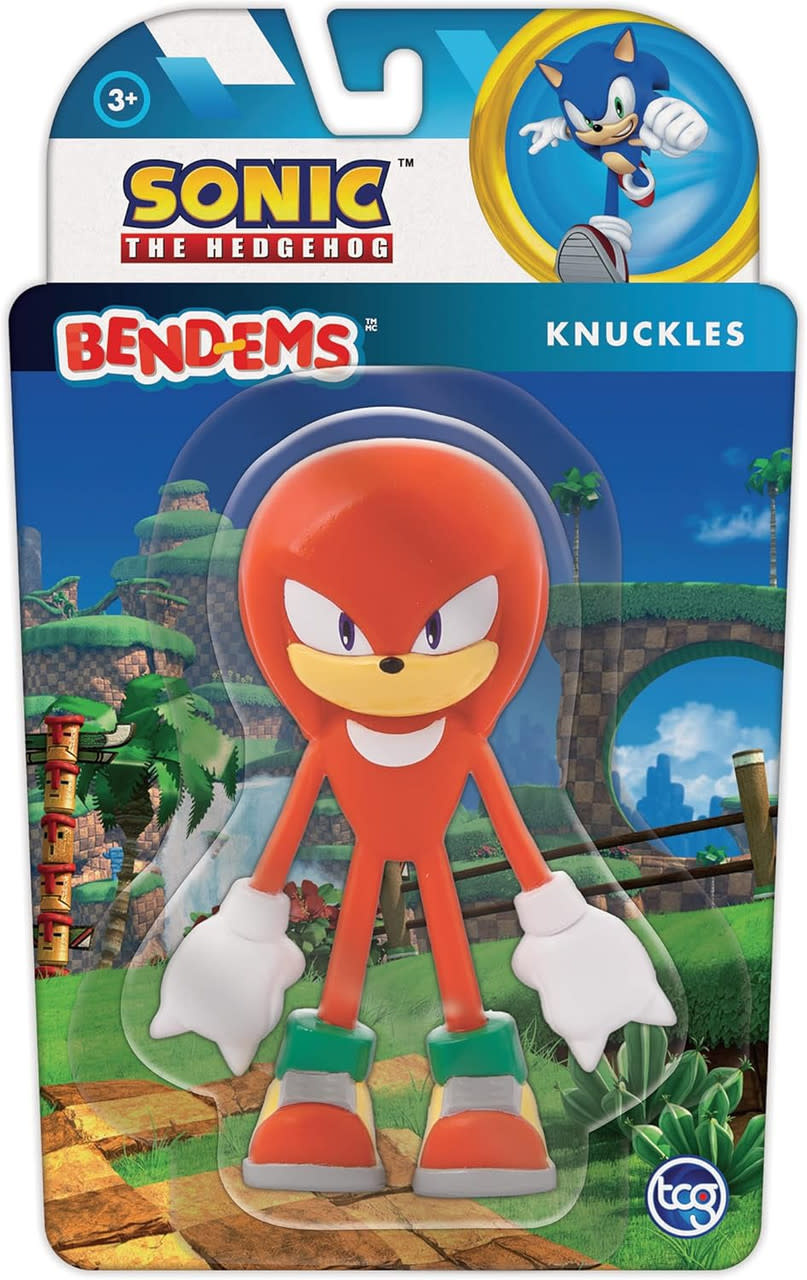 Sonic the Hedgehog FleXfigs: Knuckles 4.5" Figure - Toy Joy