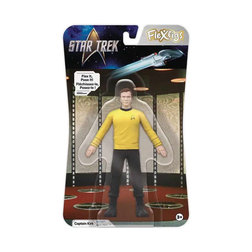 Flexfigs Star Trek: Captains James T. Kirk - Toy Joy