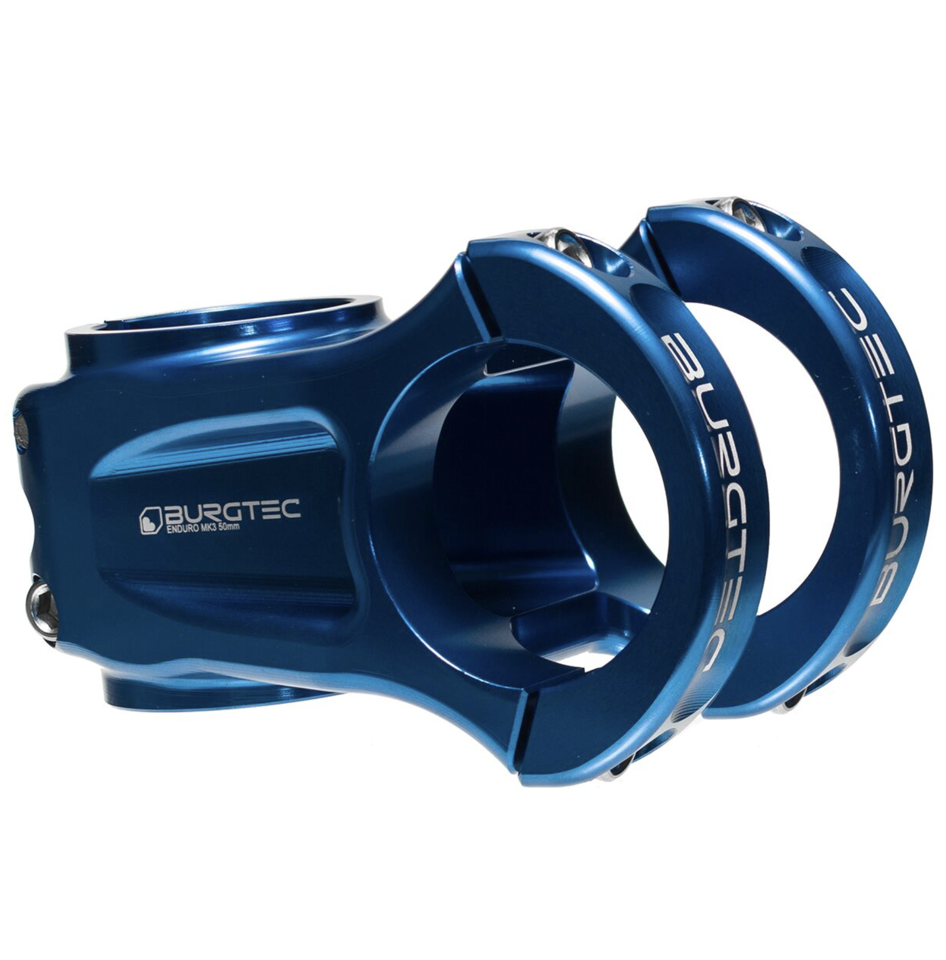 Burgtec Burgtec Enduro MK3 Stem, (35.0) 0d x 50mm - Deep Blue - One On ...