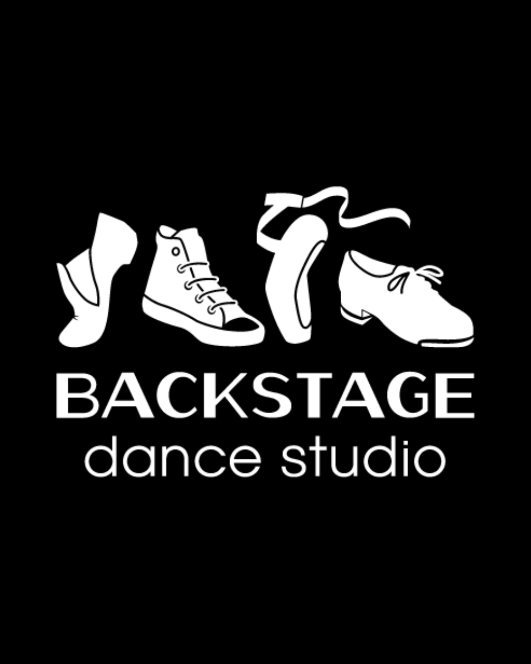 BACKSTAGE LOGO TSHIRT CHILDS TEE - Stage Left Dancewear